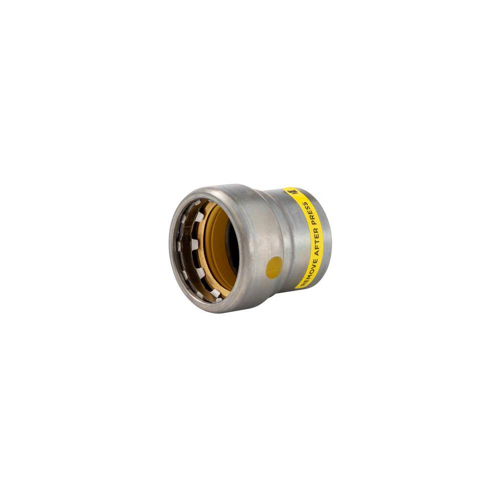 Streamline 3/4 in. Carbon Steel Press Cap Fitting CP07009GH - The Home ...