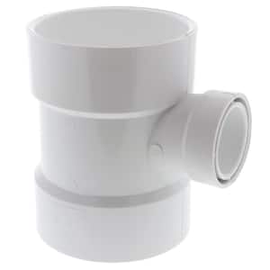 NIBCO 3 in. PVC DWV 90-Degree Hub x Hub Vent Elbow C4807VHD3 - The Home ...