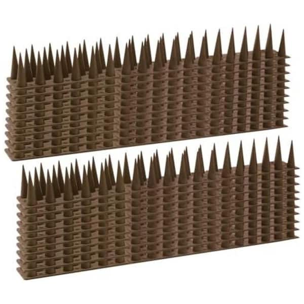 Phewnyzo 22 ft. Outdoor Bird Deterrent Spikes for Pigeon Woodpecker ...