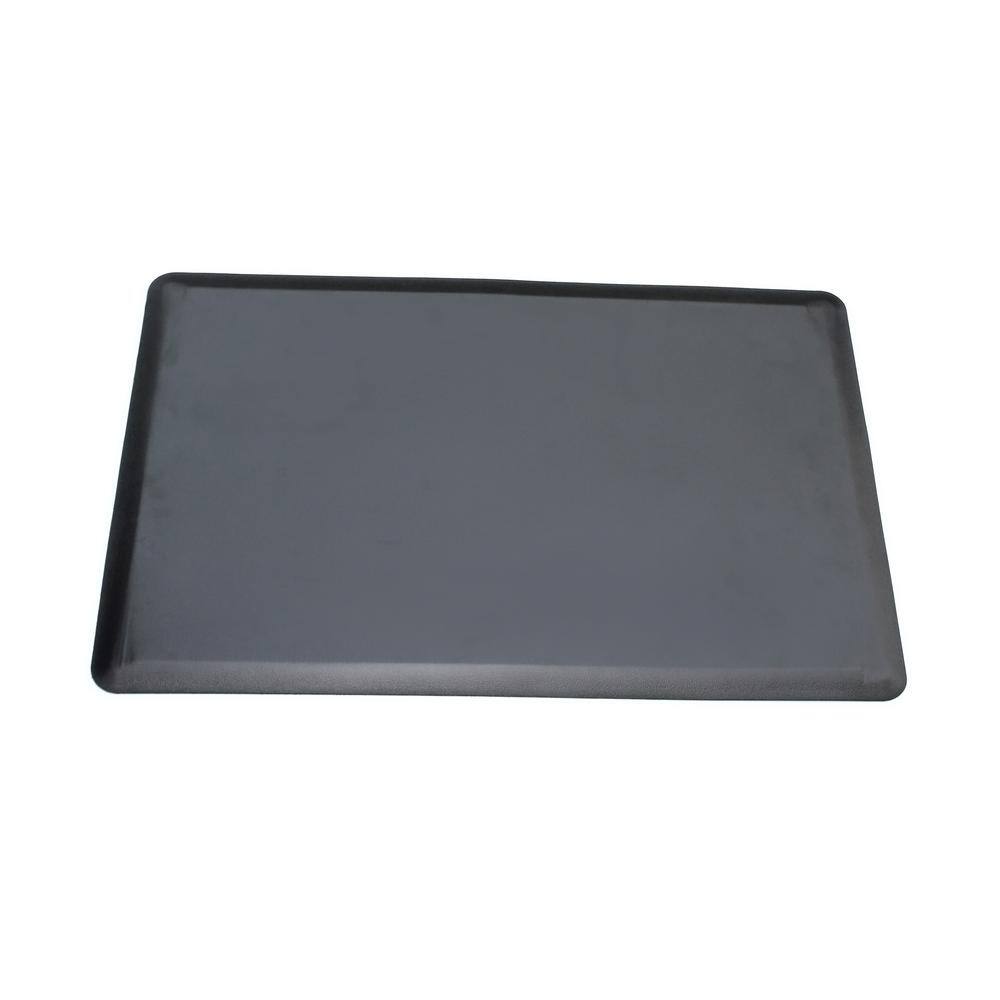 Floortex Doortex Black Foam PVC Anti-Fatigue Mat-16 in. x 24 in ...