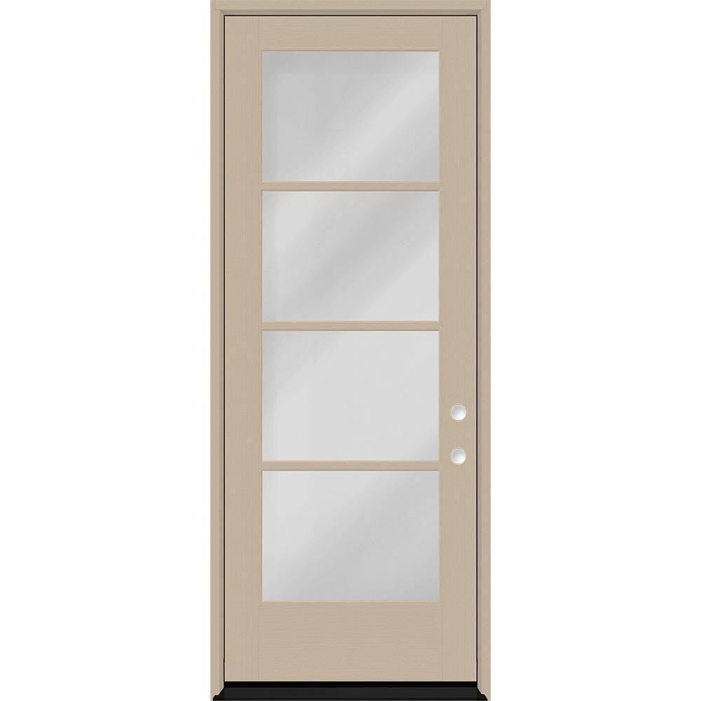 Steves & Sons Legacy 32 in. x 96 in. Icon 4-Lite Modern Clear Glass ...