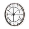 Mercana Mething Gray 31.5 in. Large Farmhouse Wall Clock 69348 - The ...