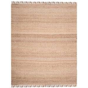 SAFAVIEH Natural Fiber Beige 6 ft. x 9 ft. Solid Area Rug NF747A-6 ...