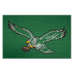 FANMATS Green 2 ft. 3 in. Round Philadelphia Eagles Vintage Area Rug ...