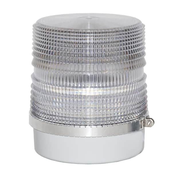 Emergency Lighting-Clear, LED Beacon, Die-Cast Base, 9-32V 200S-12V-C ...