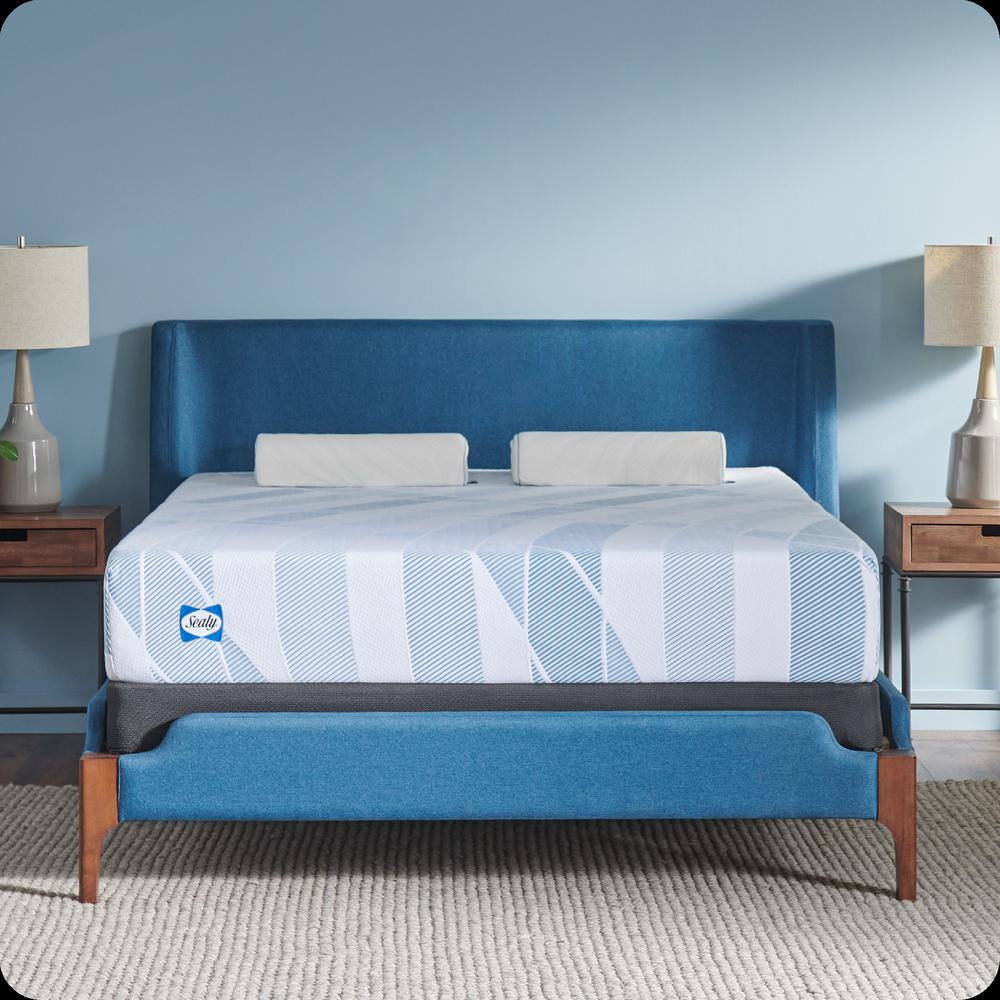 Sealy Dreamlife King Medium Memory Foam 10 in. Bed-in-a-Box Mattress ...