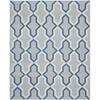 SAFAVIEH Dhurries Light Blue/Dark Blue 9 ft. x 12 ft. Geometric Area ...