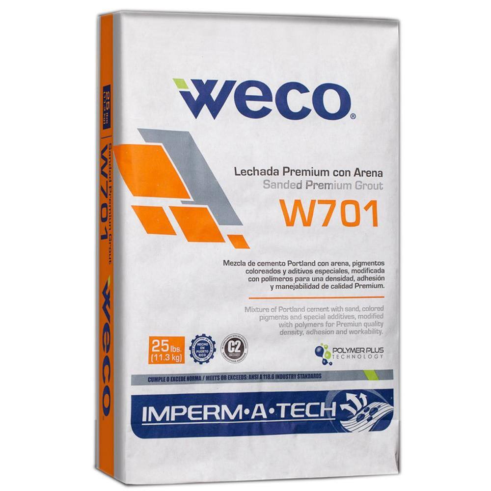 WECO 25 lbs. Sanded Grout Red 60250 - The Home Depot