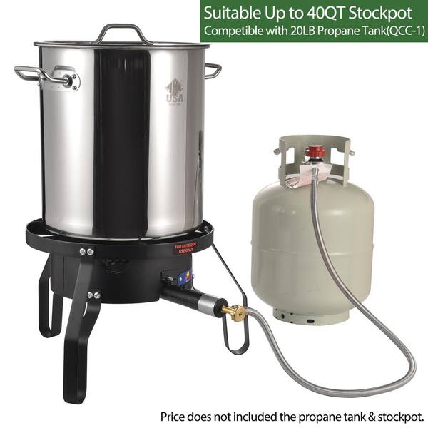 ARC Advanced Royal Champion 100,000BTU Portable Propane One Burner Gas ...