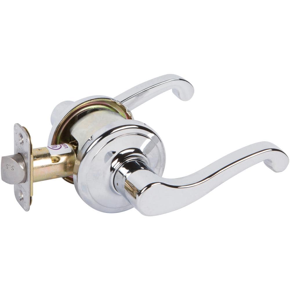DELANEY HARDWARE Chrome Grade 2 Enson Passage (Hall/Closet) Lever ...