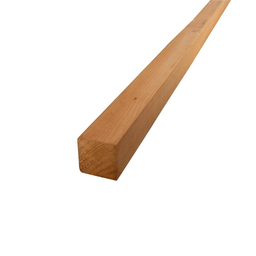2 in. x 2 in. x 12 ft. Western Red Cedar Board RCL220212 - The Home Depot