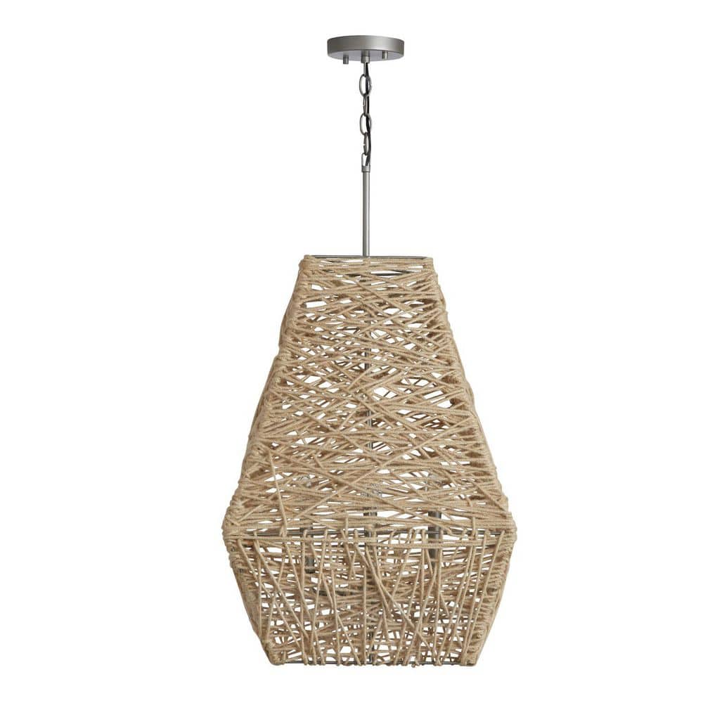 Capital Lighting Fixture Company Finley 60-Watt 4-Light Grey Woven ...