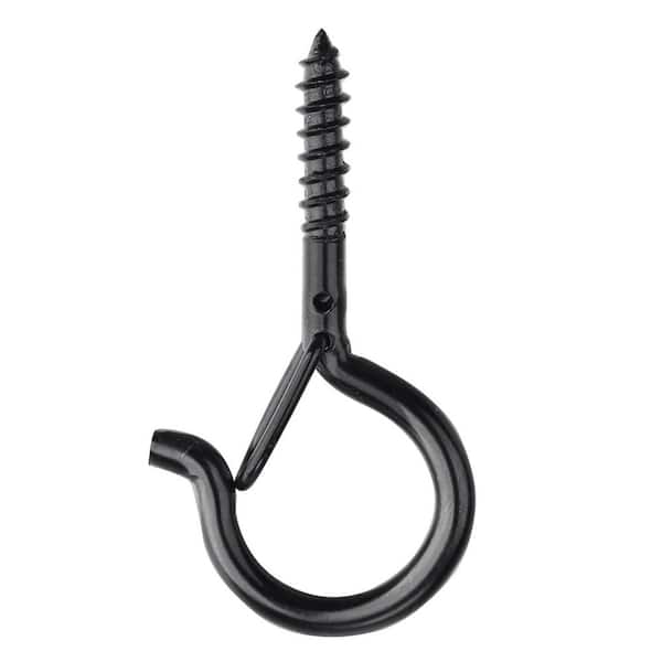 Angel Sar 2.2 in. Screw Hooks for Outdoor String Lights Hanger, Cup ...