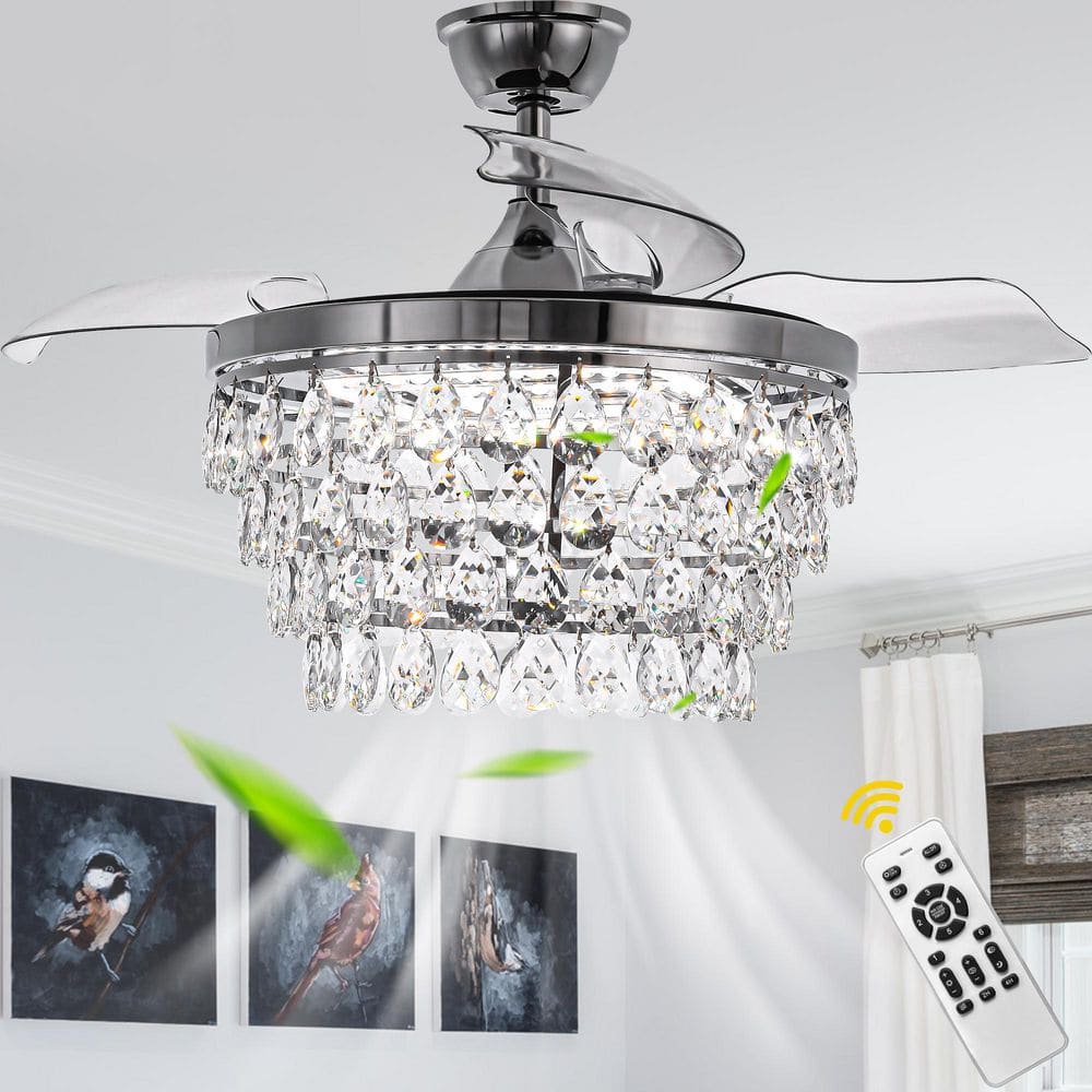 UPC 760784075860 - Cordoba 42 in. Indoor Modern Glam Crystal Chrome ...