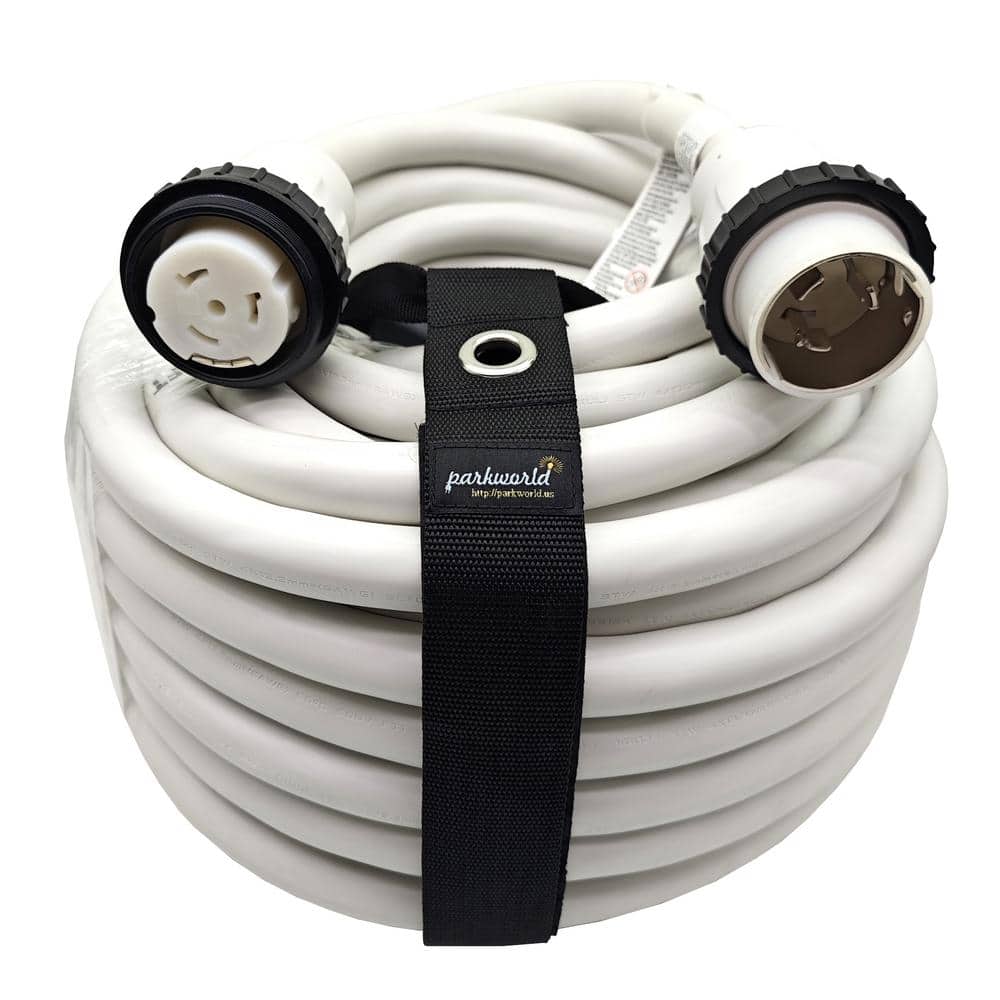 parkworld 100 ft. 6/4 50A 125/250-Volt Twist Lock SS2-50 Maine Shore ...