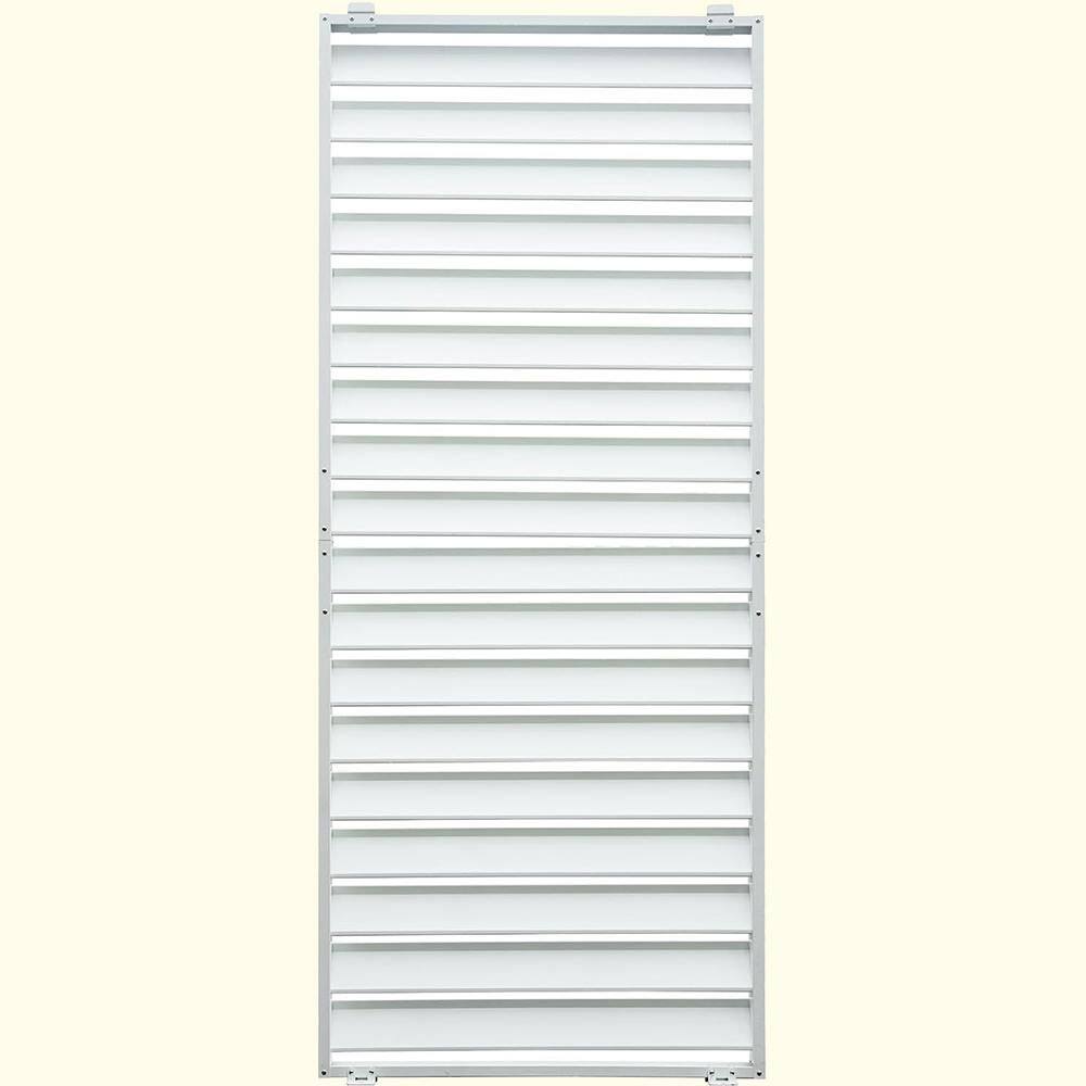 Outdoor Louvered Pergola Screens-Premium Aluminum Privacy Panels ...