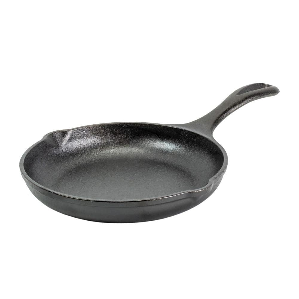 Primehome 8-Inch Pre-Seasoned Cast Iron Skillet for Searing - Versatile ...