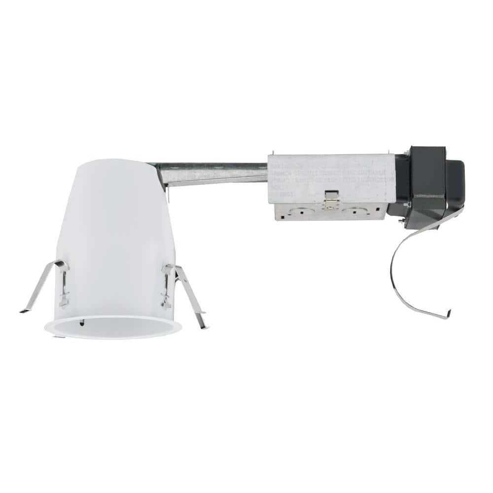 NICOR 4 in. Recessed Low-Voltage Non-IC Airtight Housing with Bi-pin ...