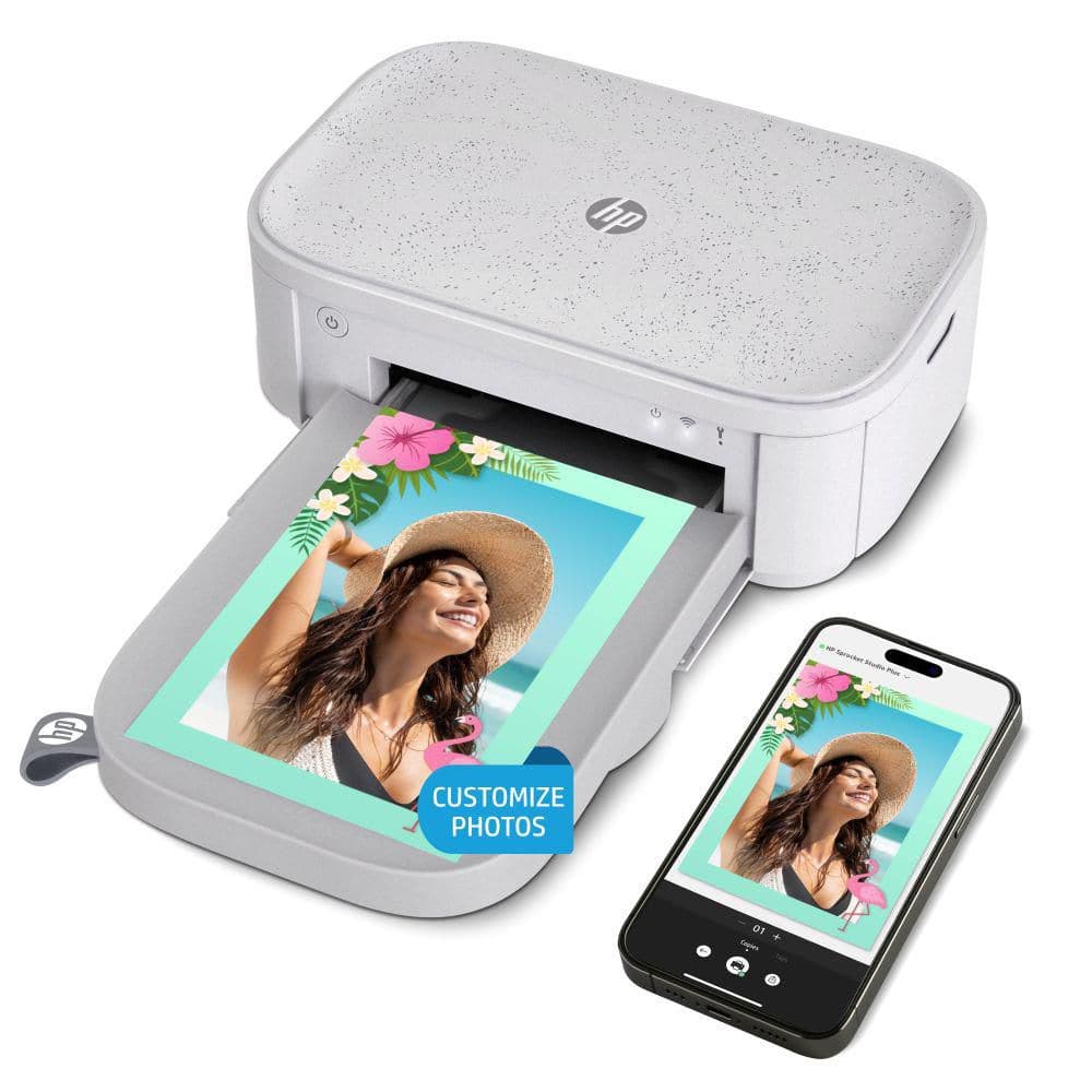 HP Sprocket Studio Plus 4 in. x 6 in. Instant Photo Printer ...