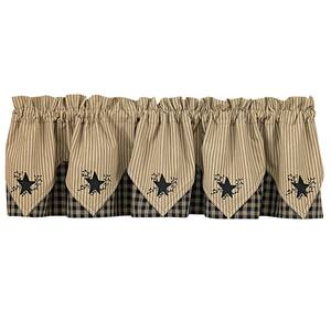 Park Designs Sturbridge Wine Point Valance 315-472K - The Home Depot