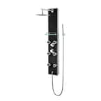 LUXIER 51 in. 6-Jet Full Body Shower System Panel with Adjustable ...