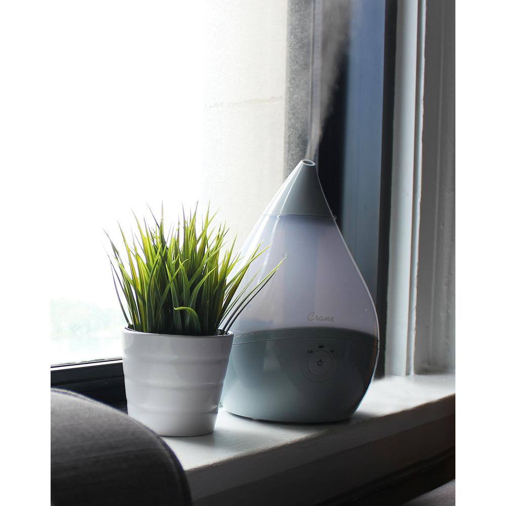 Buy 0.5 Gal. Droplet Ultrasonic Cool Mist Humidifier for Small to ...