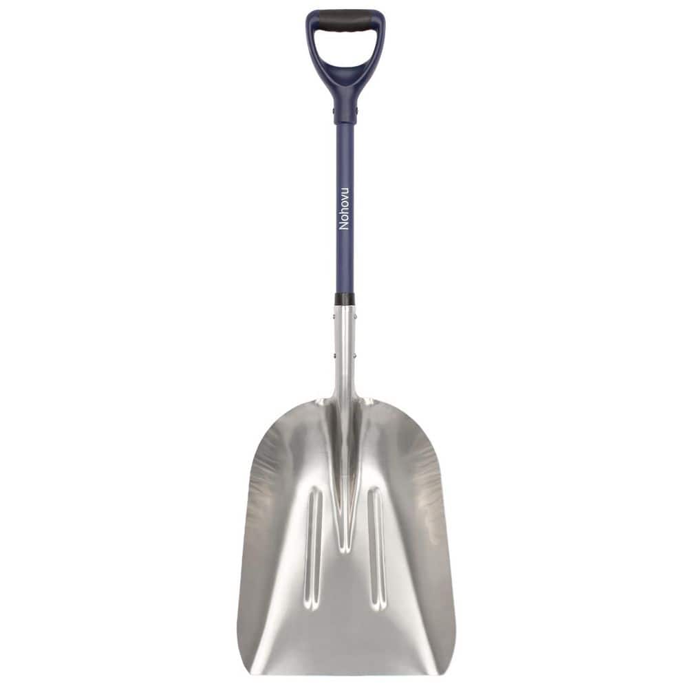 Primehome 45 in. Snow Shovel with Assist Handle and 20 in. Aluminum ...