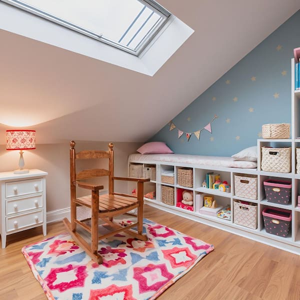 Hngilkoo Brown Wood Outdoor Rocking Chair Comfy Recliner Rocker for ...