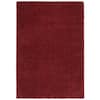 SAFAVIEH August Shag Burgundy 9 ft. x 12 ft. Solid Area Rug AUG900S-9 ...