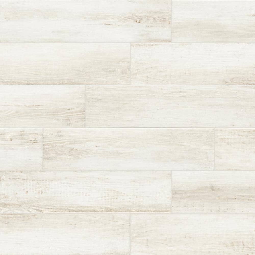 Florida Tile Home Collection Chic Wood Creme Matte 6 in. x 24 in ...