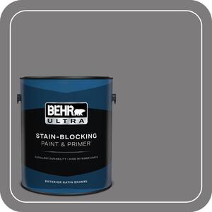 BEHR DYNASTY 1 gal. #BXC-58 Stormy Gray Matte Interior Stain-Blocking ...