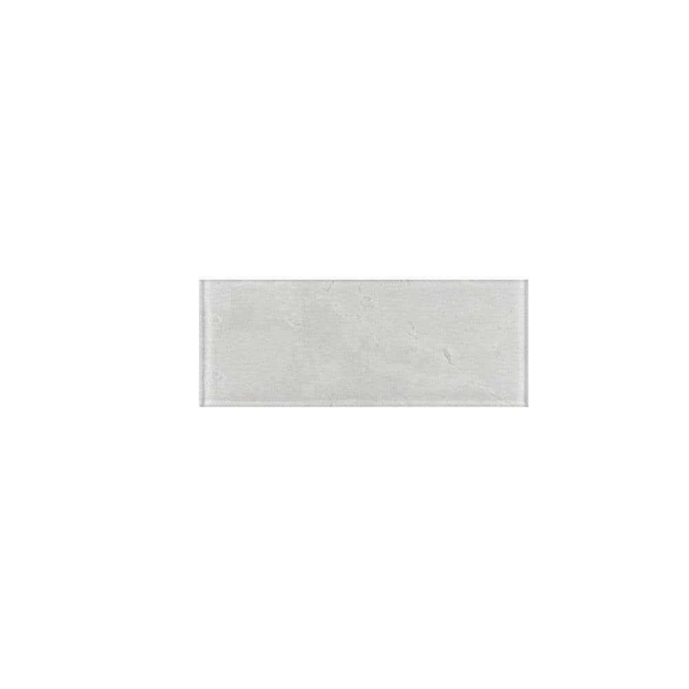 Jeffrey Court Take Home Tile Sample - Fantasy Gray 4 in. x 6 in. Subway ...