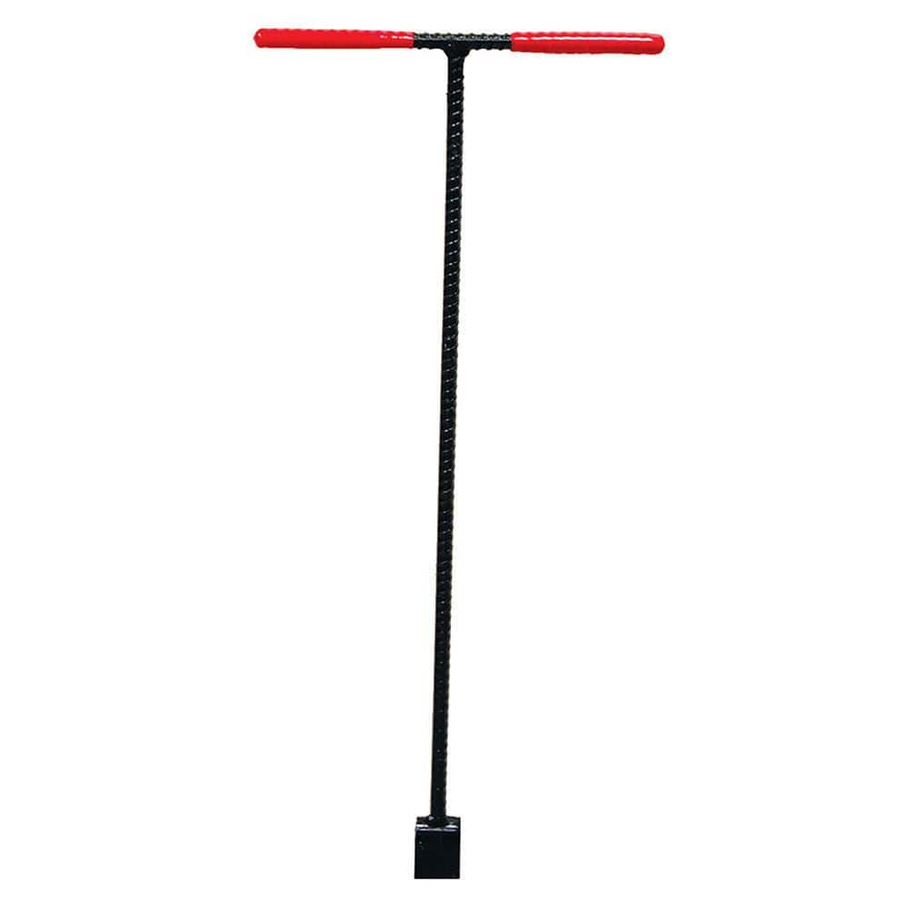 JONES STEPHENS 1/2 in. x 48 in. Length Steel Street and Curb Water ...