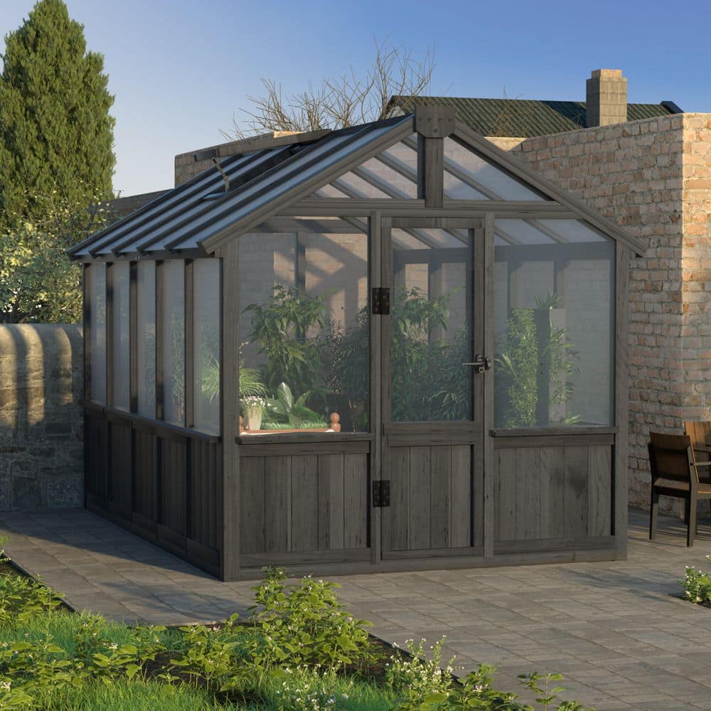 Reviews for VEIKOUS 6 ft. x 10 ft. Cedar Wood Black Garden Plant ...