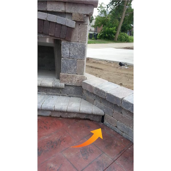 WALL DRAIN PRO Universal Retaining Wall Block Drain Black WDPB/0002 ...