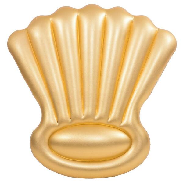 Pool Central Inflatable Golden Shell Sparkle and Shine 63 in. Swimming ...
