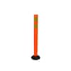 Three D Traffic Works 36 in. Orange Delineator Post with Base and High ...