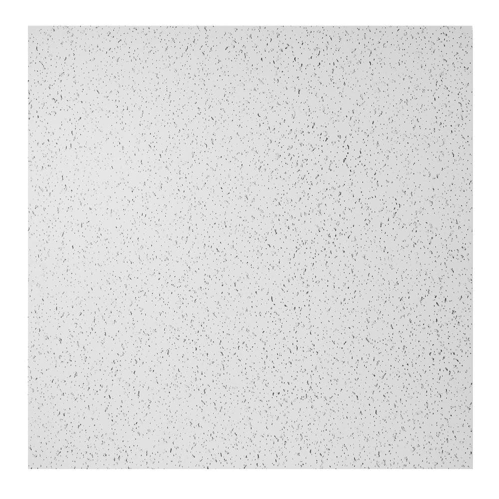 GENESIS 23.75in. x 23.75in. Printed Pro Lay In Vinyl White Ceiling Tile ...