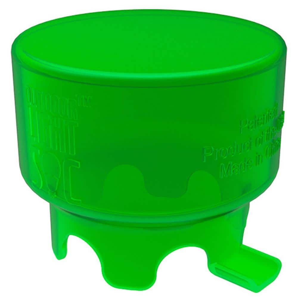 PAPILLON & BEE, LLC Outdoor Light Soc Green OLSG22 - The Home Depot