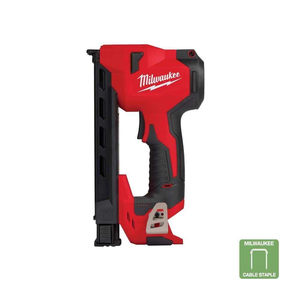 Milwaukee M12 12-Volt Lithium-Ion Cordless Cable Stapler (Tool-Only ...