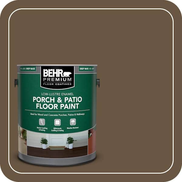 BEHR PREMIUM 1 gal. #S-H-700 Burley Wood Low-Lustre Enamel Interior ...