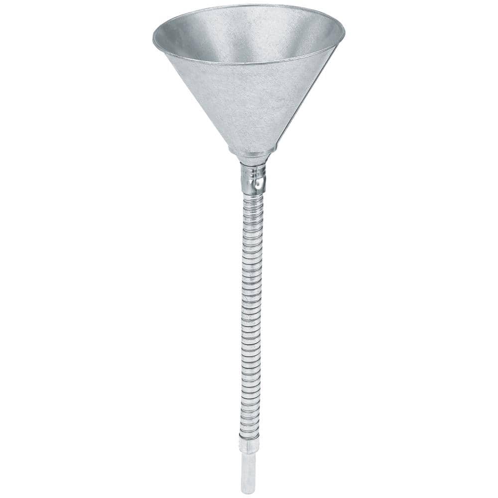 Lumax Galvanized Funnel with 12 in. Flexible Pipe-LX-1704 - The Home Depot