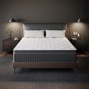 Babo Care TWIN Size 10 in. Medium Hybrid Memory Foam and Innerspring ...