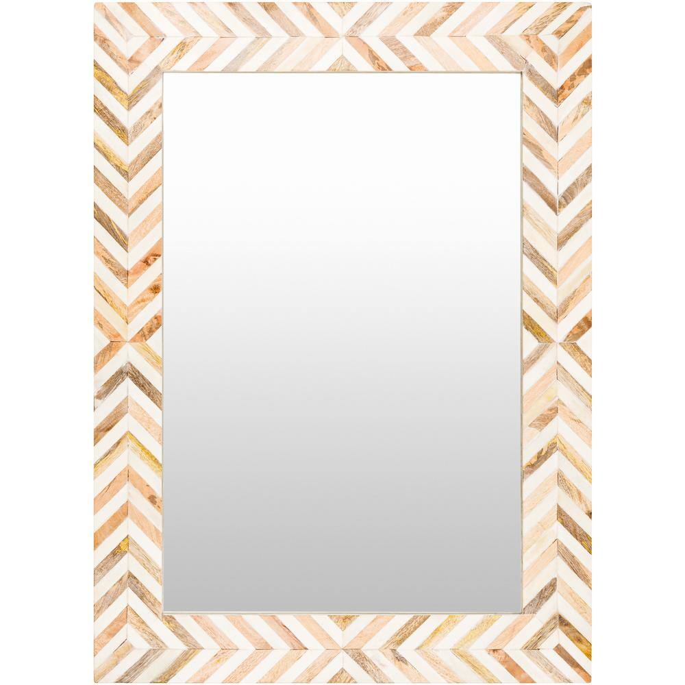 Nova 30 in. x 22 in. Bron Framed Decorative Mirror S00161053881 - The ...