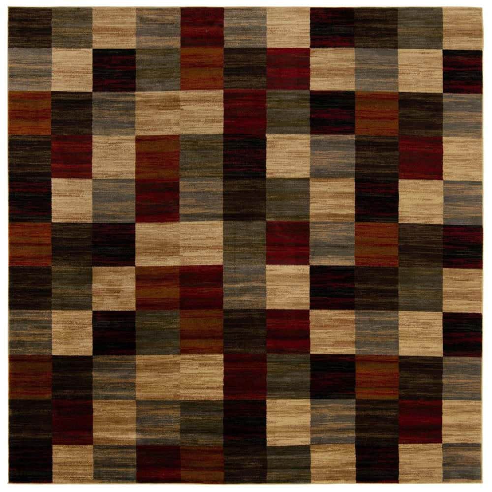 Unique Loom Barista Gava Multi 10' 0 x 10' 0 Area Rug 3179780 - The ...