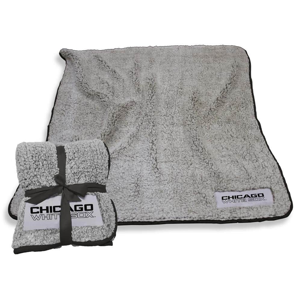 logobrands Chicago White Sox Oatmeal Frosty Fleece Throw 507-25F-1 ...