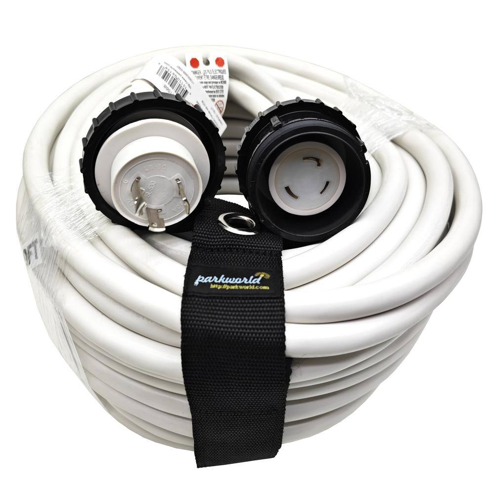 parkworld 100 ft. 10/3 30 Amp 125-Volt Twist Lock NEMA L5-30 RV/Maine ...