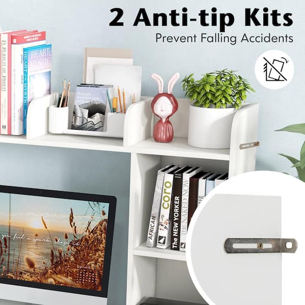 Desktop shelf organiser store
