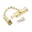 First Watch Security Polished Brass Chain and Bolt Door Guard 1879 ...