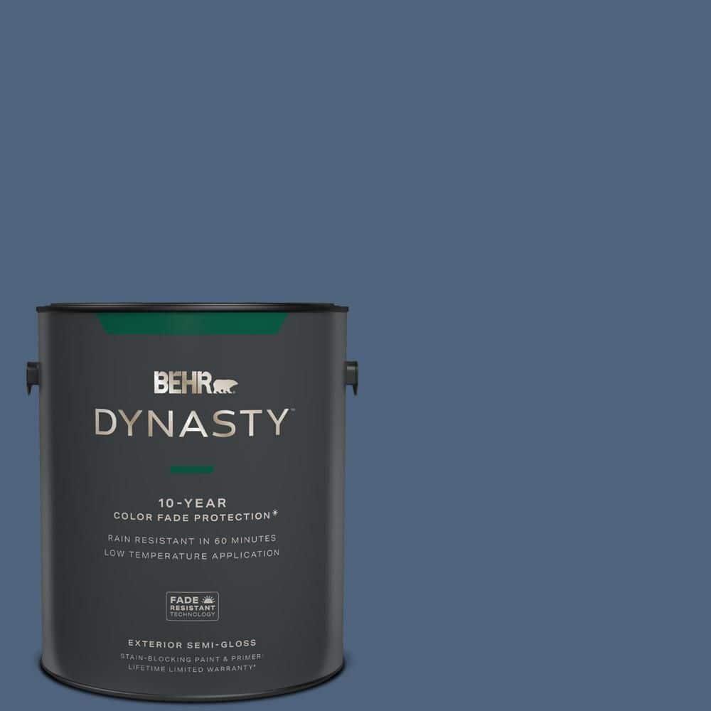 BEHR DYNASTY 1 gal. #590F-6 Mesmerize Semi-Gloss Exterior Stain ...